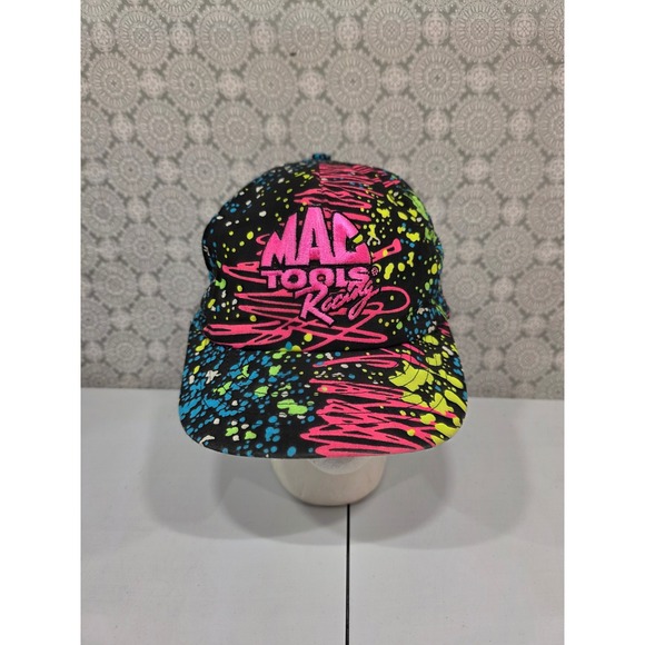 Mac Tools | Accessories | Mac Tools Racing Neon Splatter Snapback Hat ...